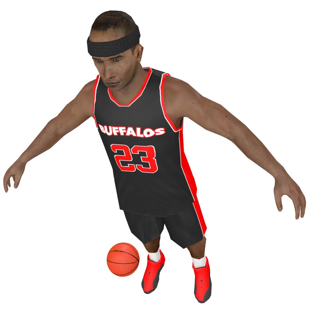 Rigged Basketball Player Ball 3D Model - TurboSquid 1358273