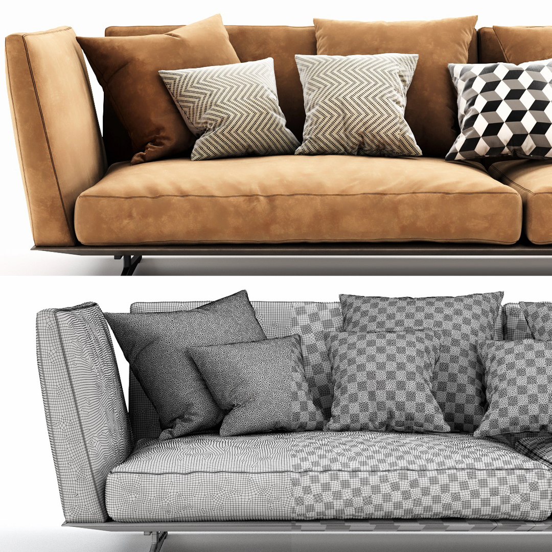 Flexform Evergreen 3D Model - TurboSquid 1437917