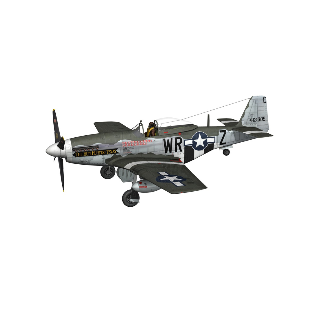 North American - Hun 3d Model
