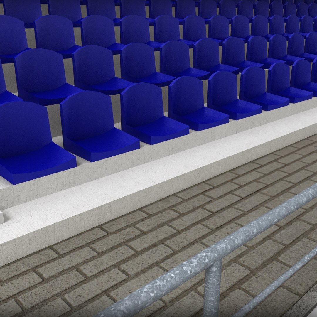 concrete stadium seating tribune 3ds