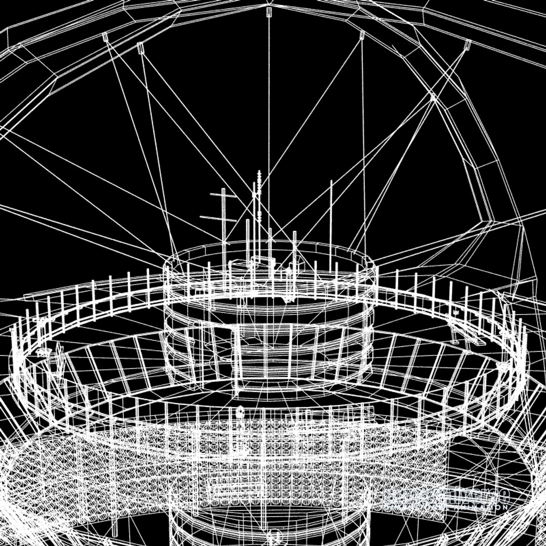 Theme Building 3d Model