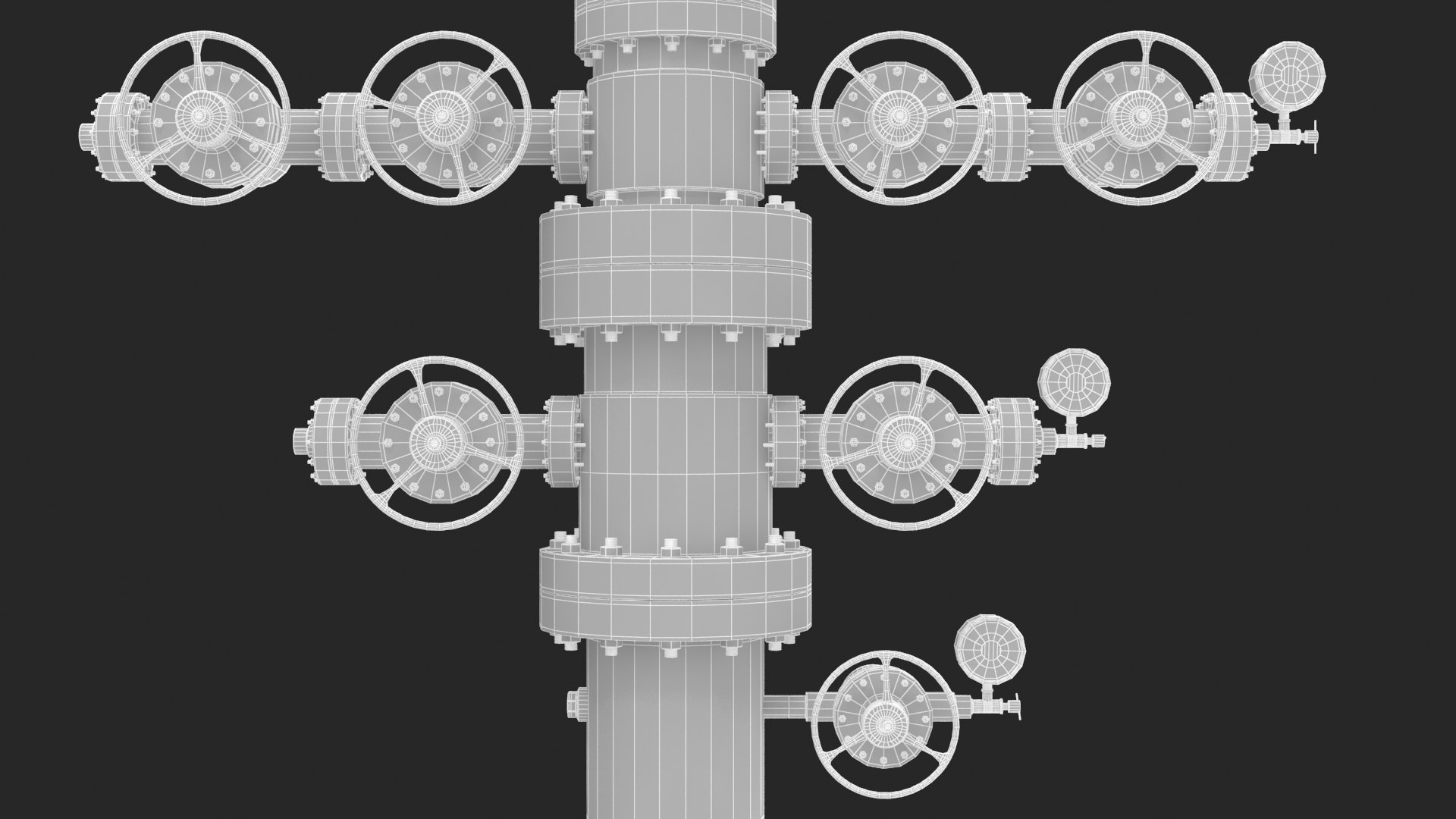 Oilfield Wellhead Oil 3D Model - TurboSquid 1466013