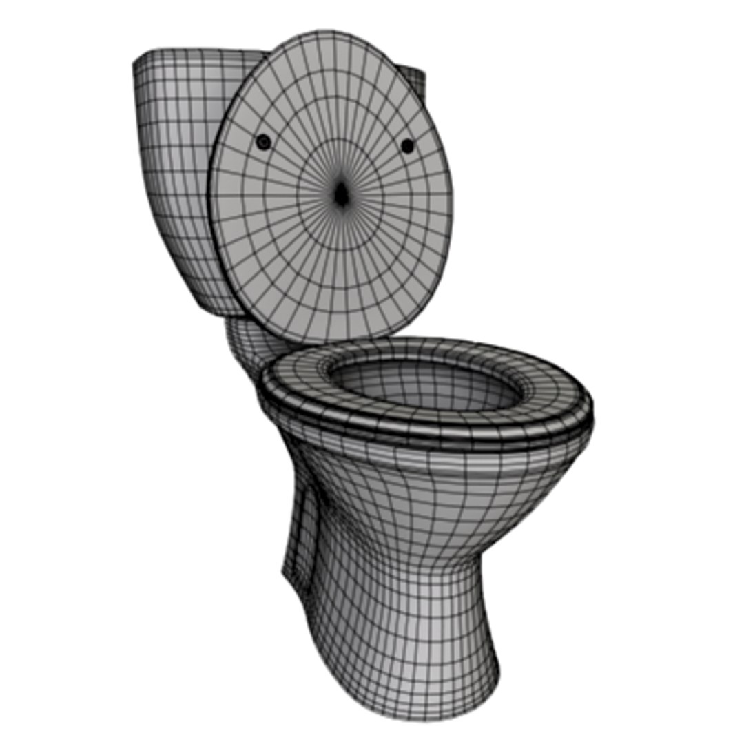 3d Toilet Model