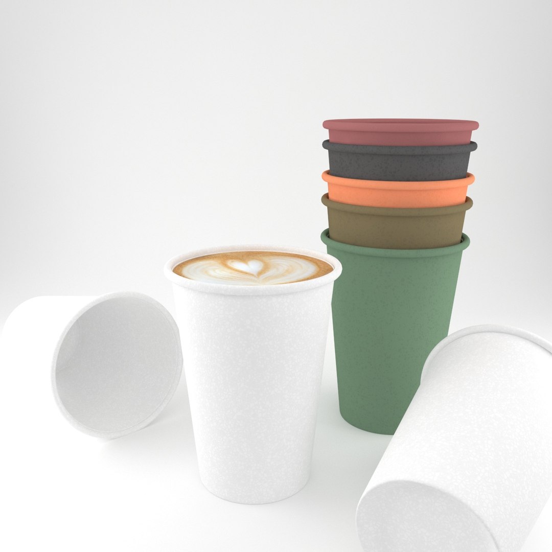 3d model paper cup