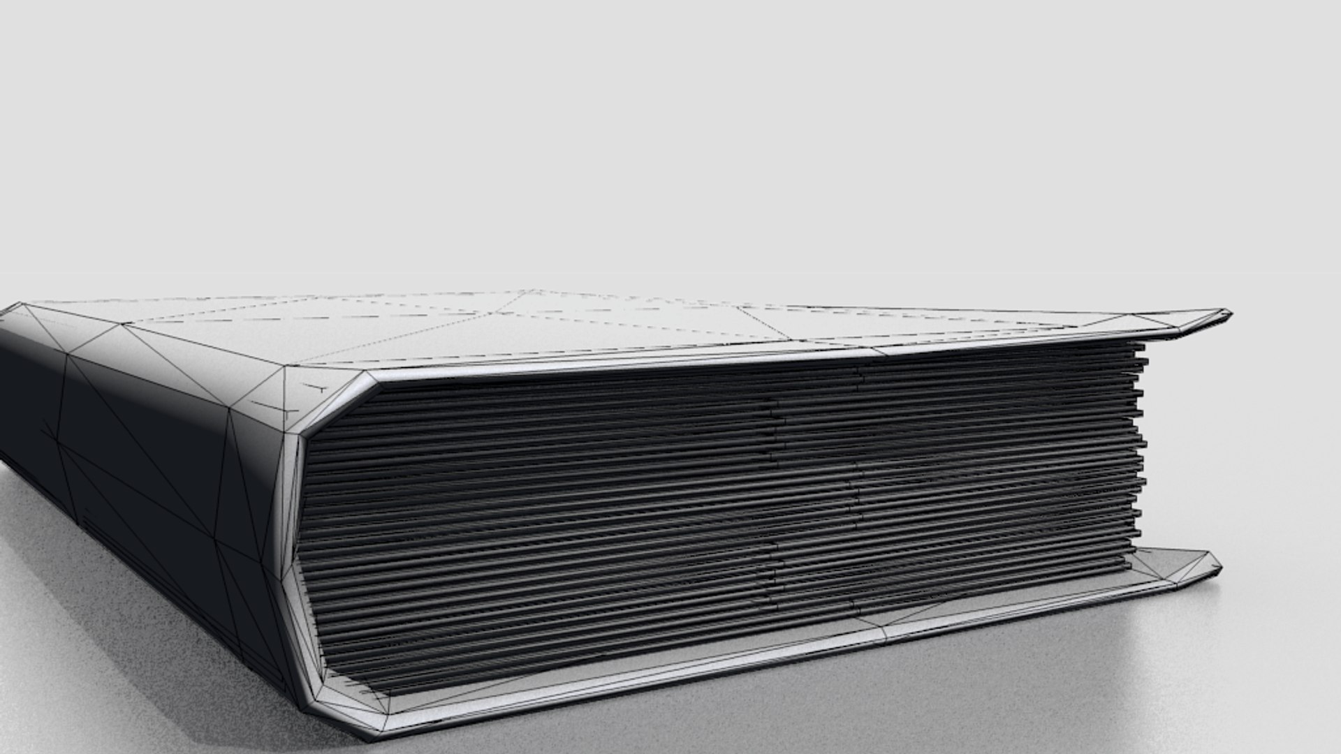 Free Low-poly Novel Book 3d Model