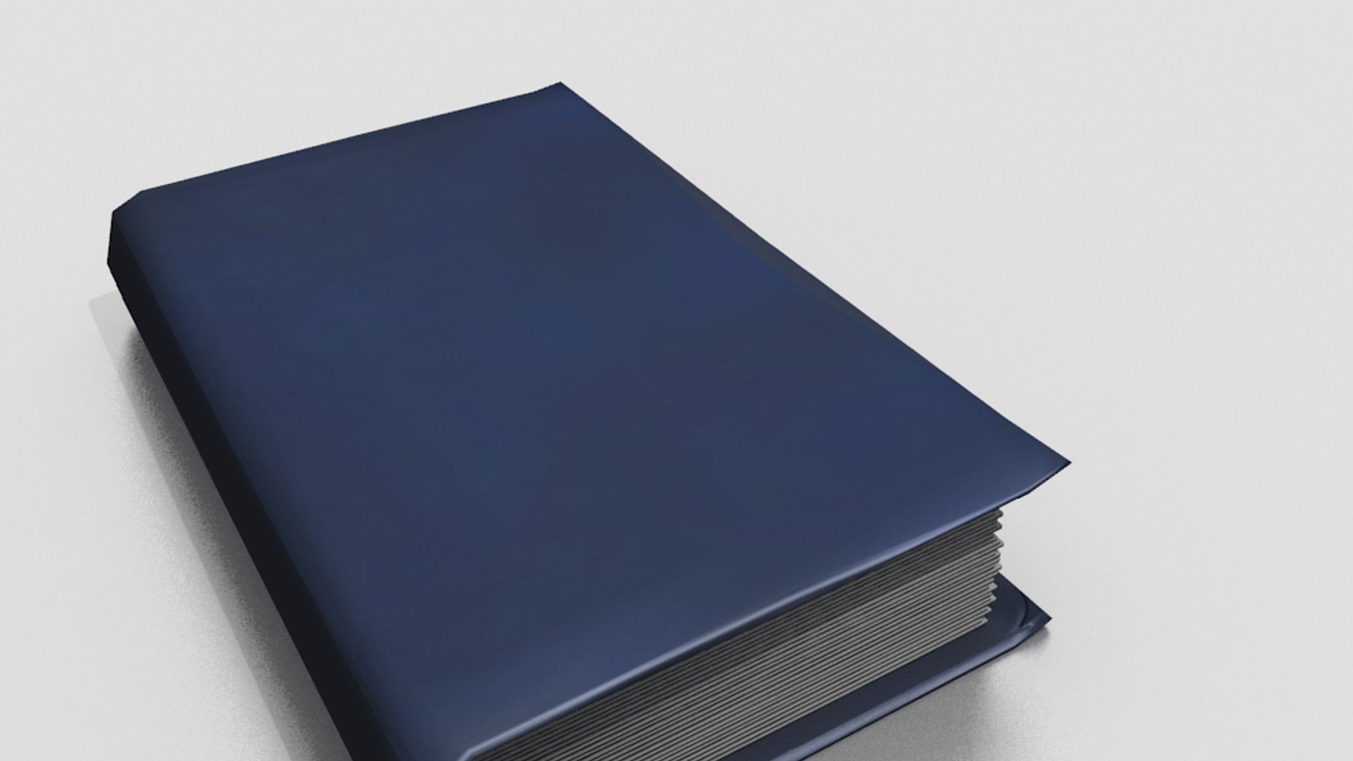 Free Low-poly Novel Book 3d Model