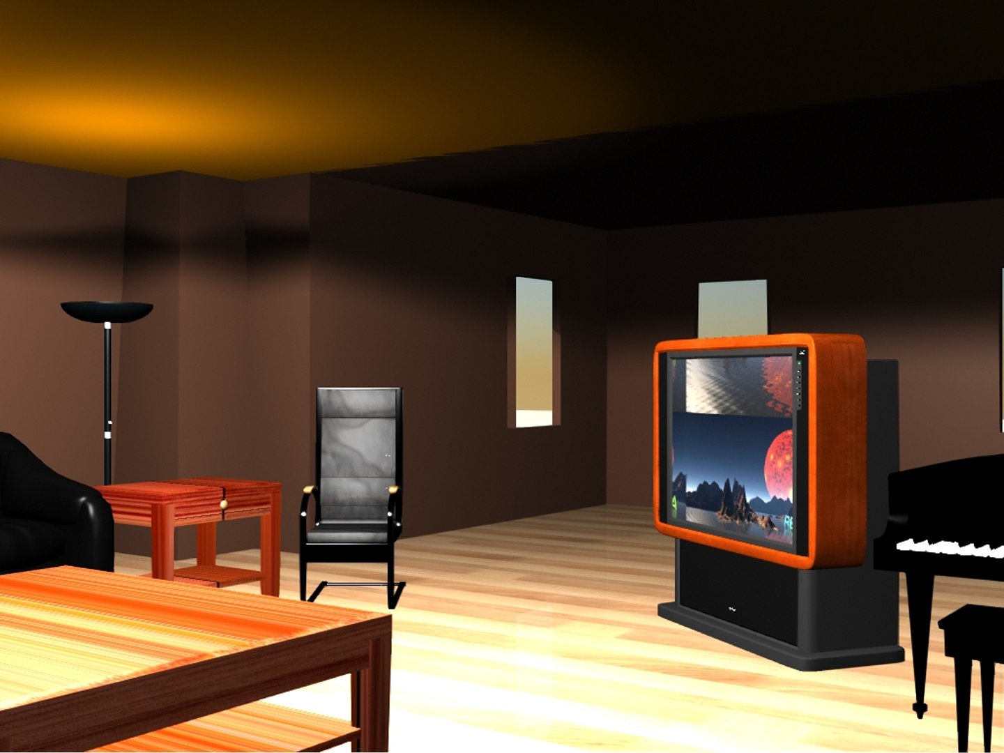 3d Prairie Styled House