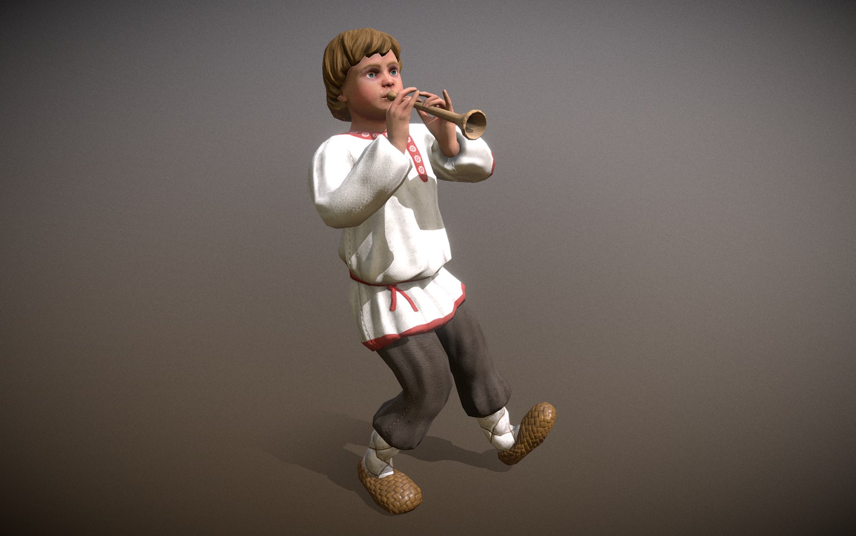3D Peasant Villager Boy Character Model - TurboSquid 1367657