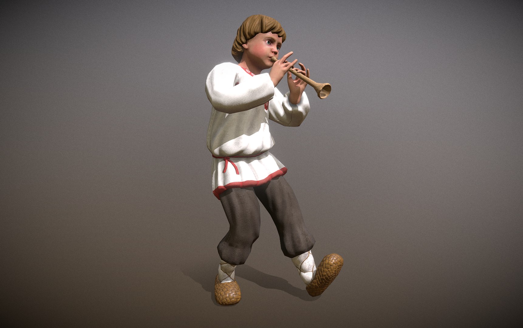 3D Peasant Villager Boy Character Model - TurboSquid 1367657
