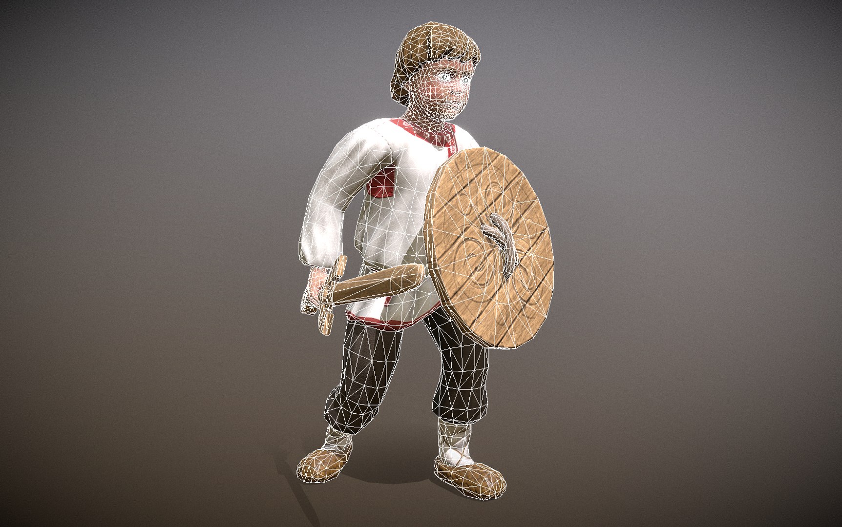 3D Peasant Villager Boy Character Model - TurboSquid 1367657