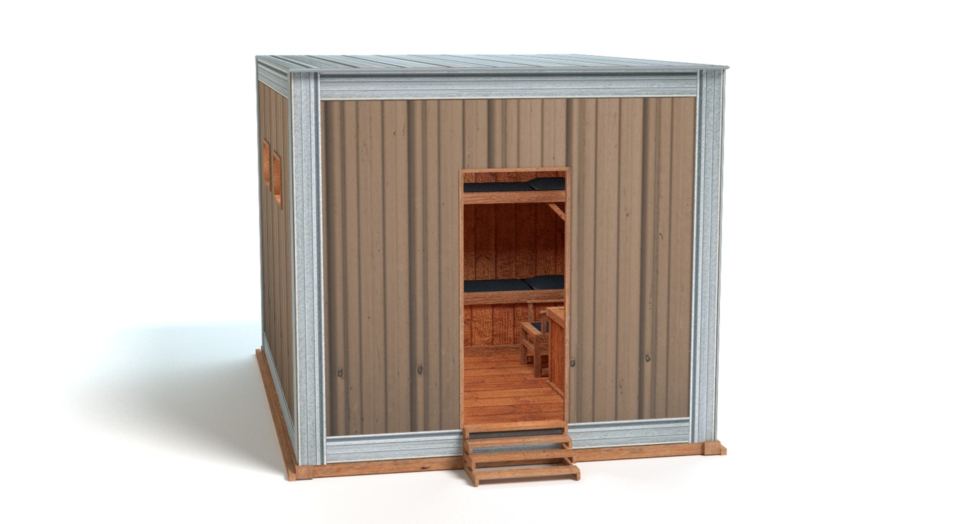 3d Ice Fishing Shanty