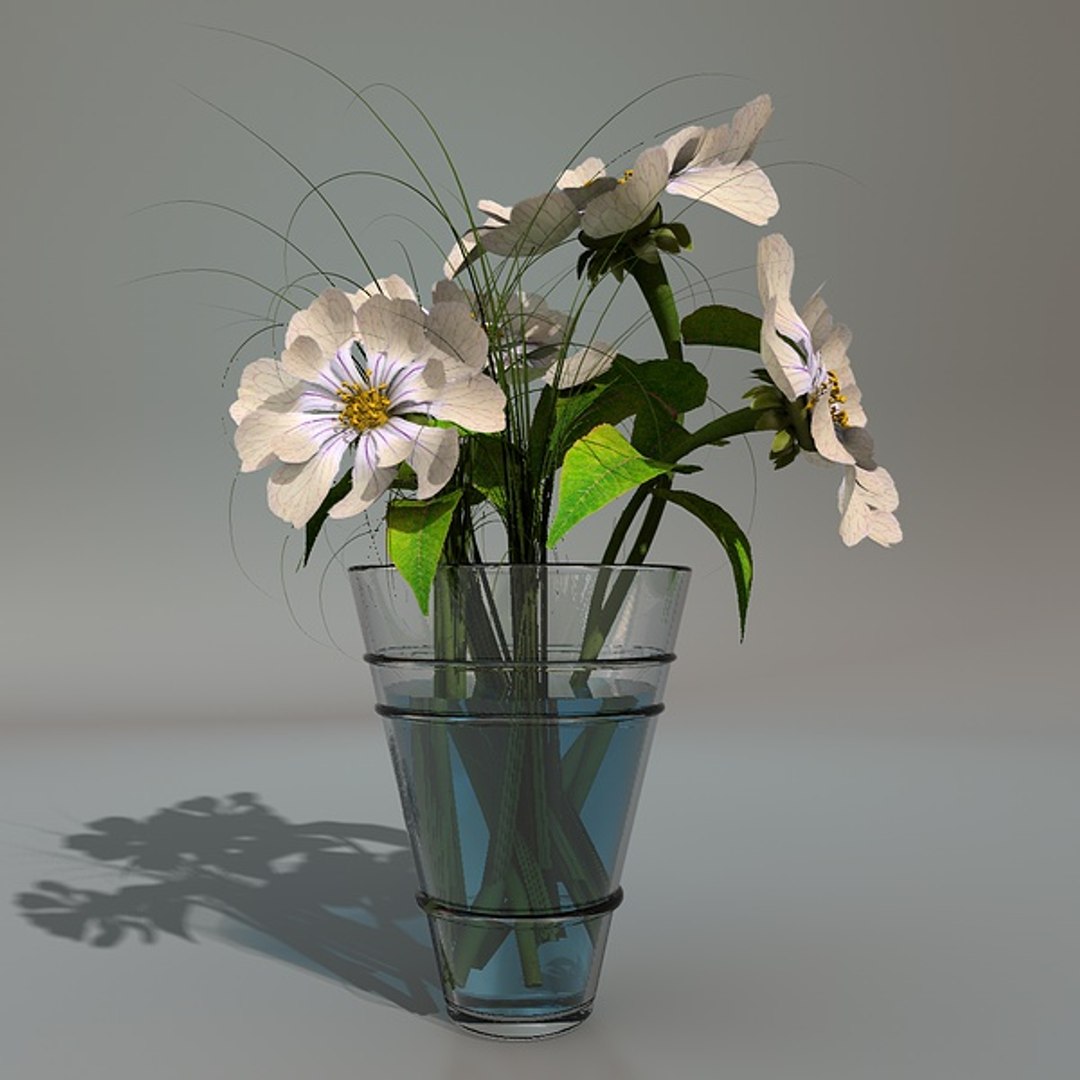 C4d Flower Vase