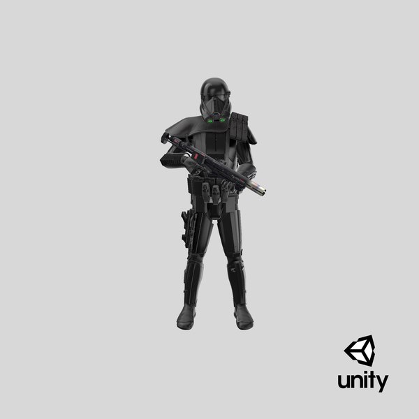 3D rigged imperial death trooper model - TurboSquid 1278103