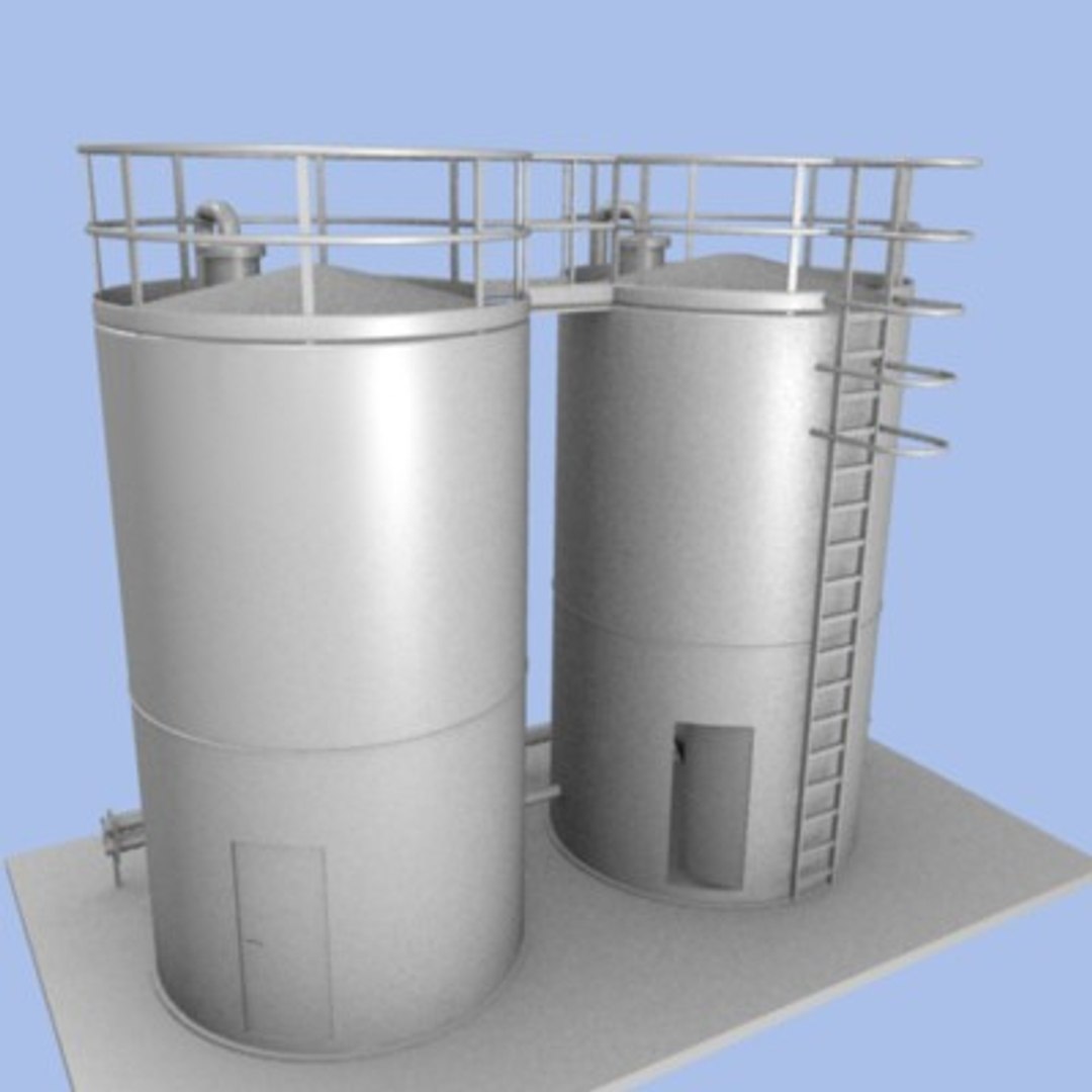 Silo 3d Model