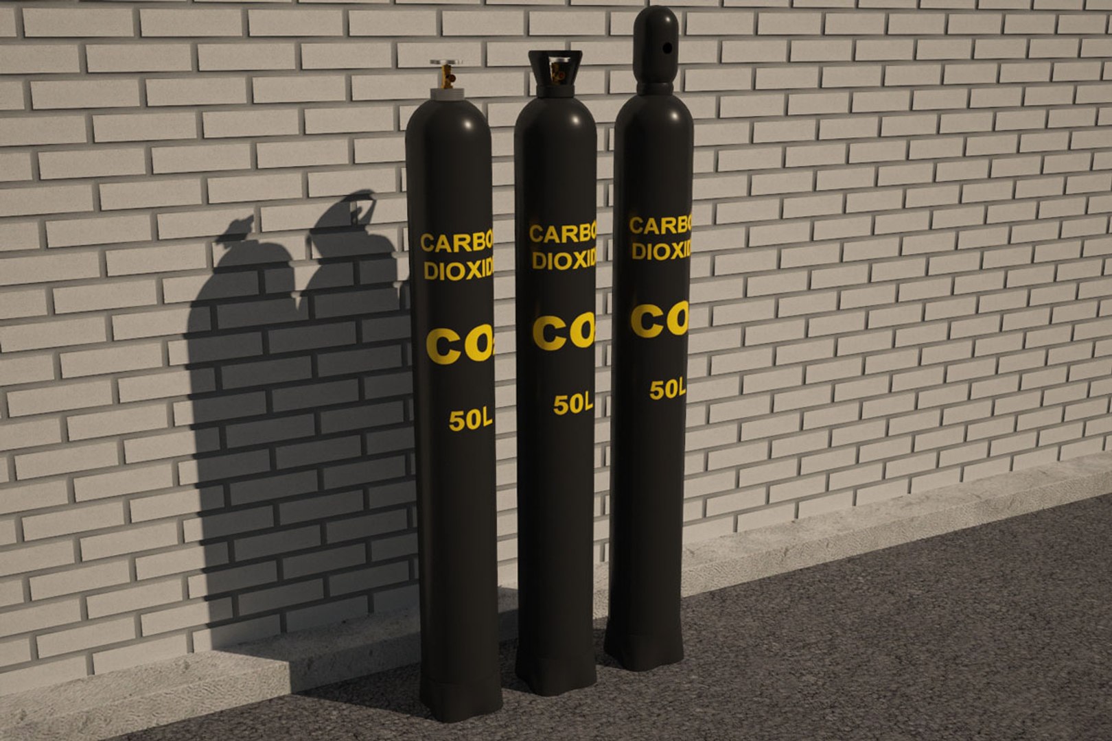Co2 Tank 3D Model - TurboSquid 1440725