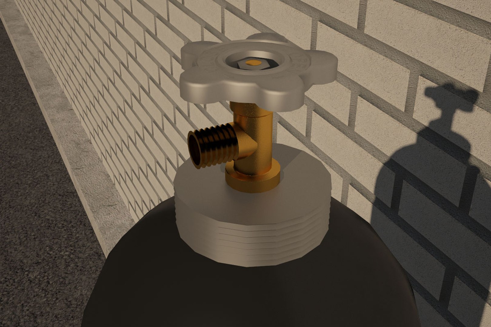 Co2 Tank 3D Model - TurboSquid 1440725