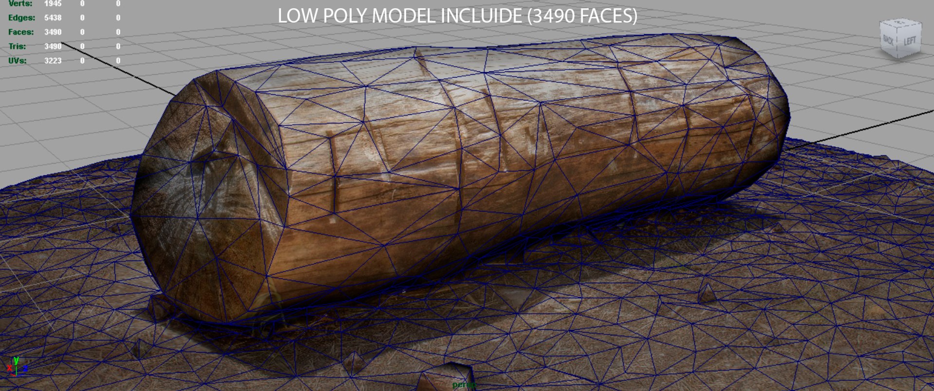 3D dead trunk model - TurboSquid 1162424