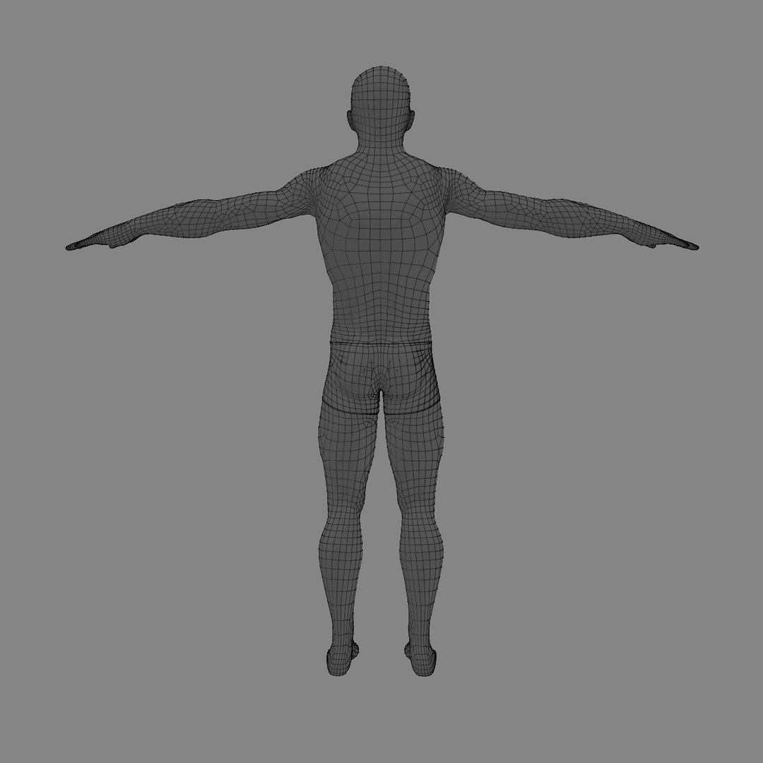 Athletic Male 3d Model