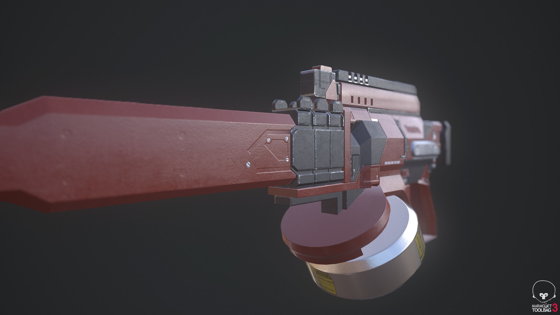 Sci-fi Plasma Fusion Gun 3D - TurboSquid 1271015