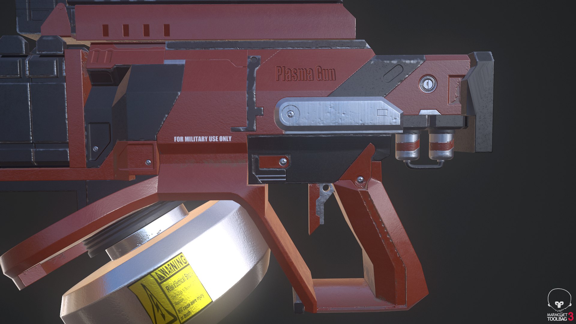 Sci-fi Plasma Fusion Gun 3D - TurboSquid 1271015