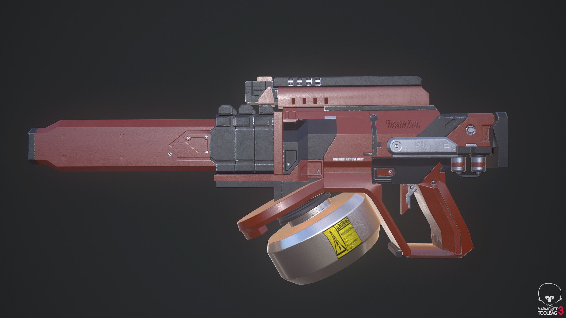 Sci-fi Plasma Fusion Gun 3D - TurboSquid 1271015