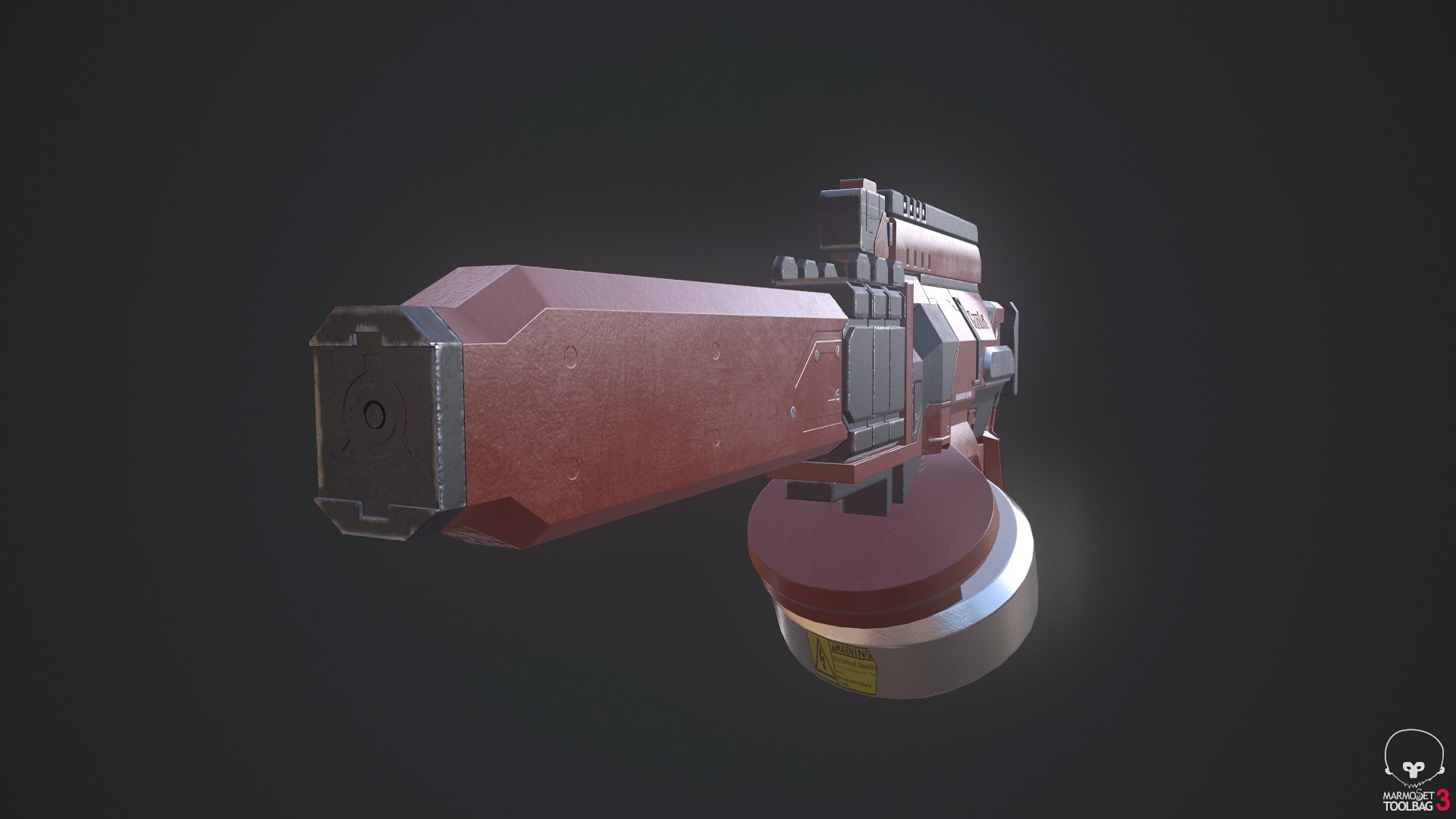 Sci-fi Plasma Fusion Gun 3D - TurboSquid 1271015