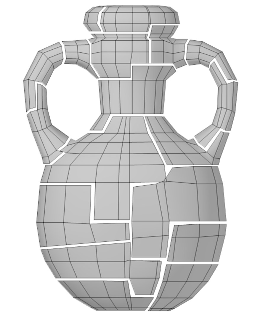 Old Broken Vase 3d Obj