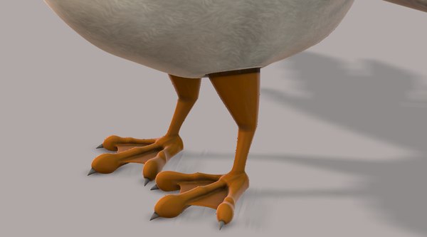 3D duck v01 cartoon animal - TurboSquid 1404867