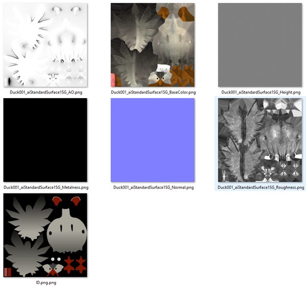 3D duck v01 cartoon animal - TurboSquid 1404867