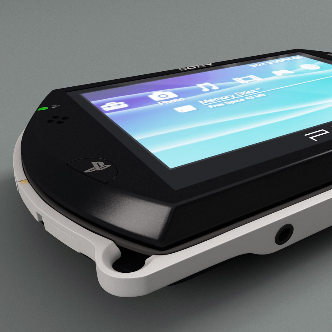 3d Model Sony Psp N1008 Black
