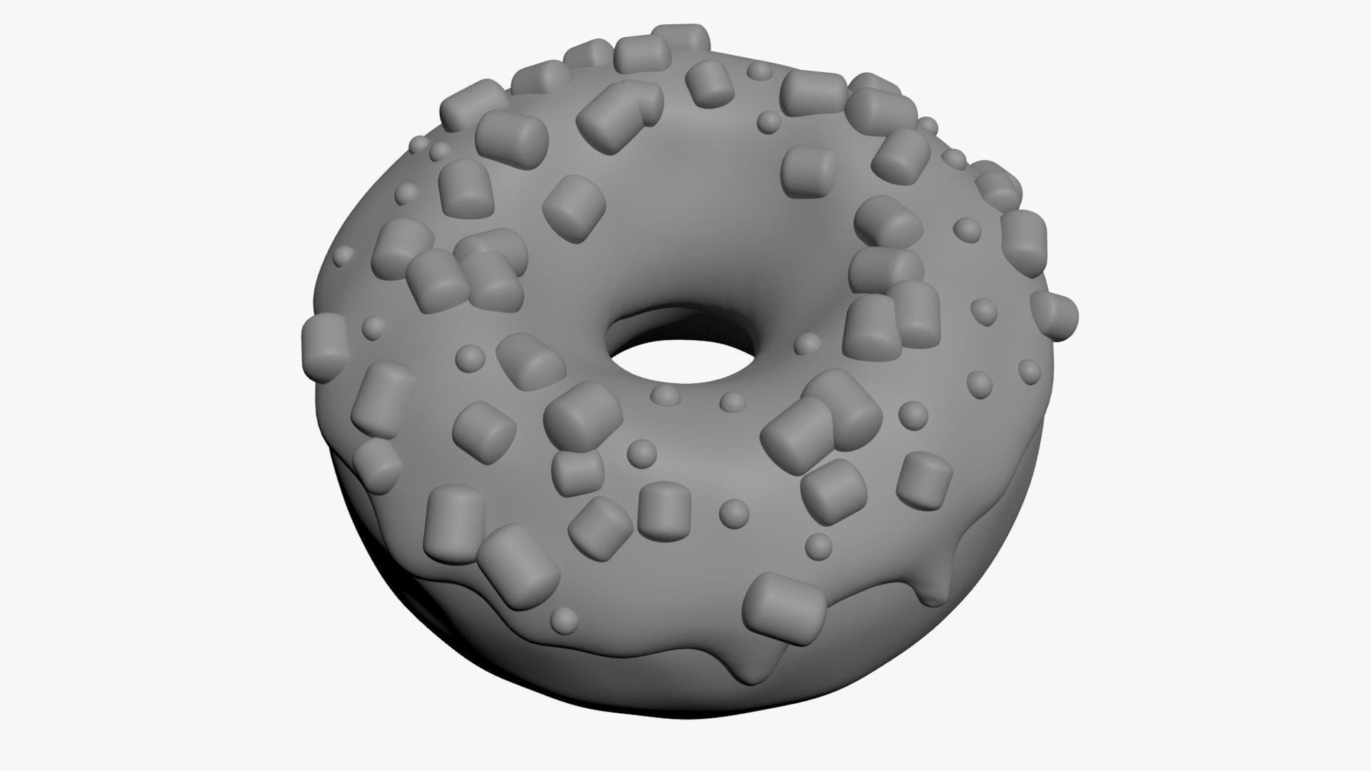 3D Stylized Donuts Base Mesh - TurboSquid 2257256
