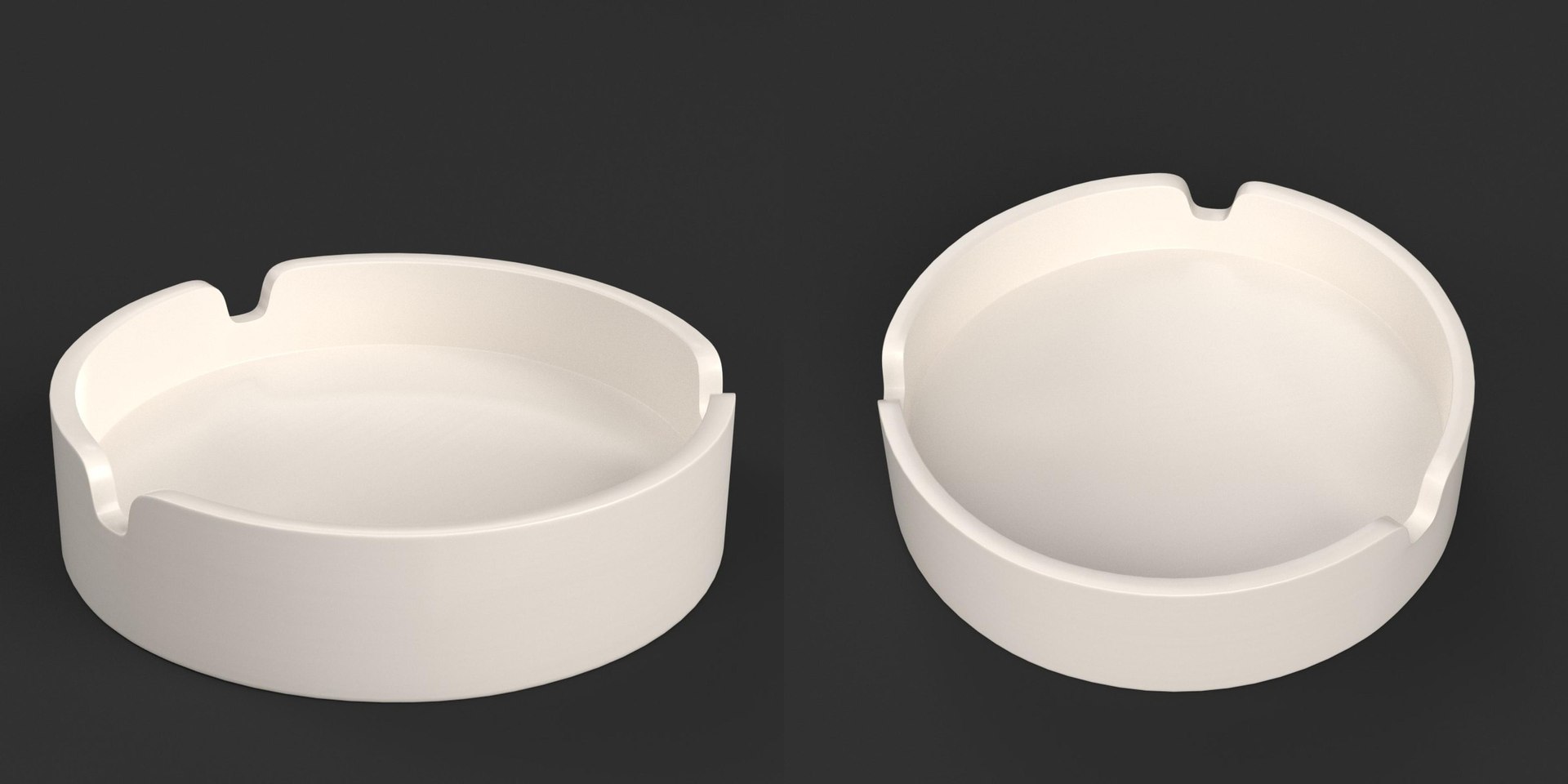 3D model Ceramic ashtray - TurboSquid 2114744