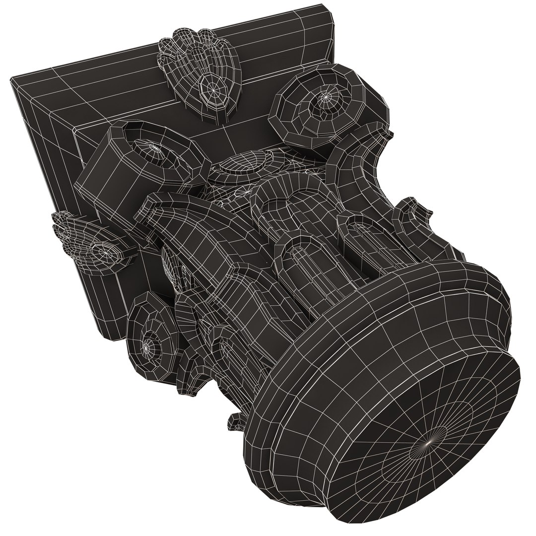 3D Carved Capital 0602 - TurboSquid 1956330