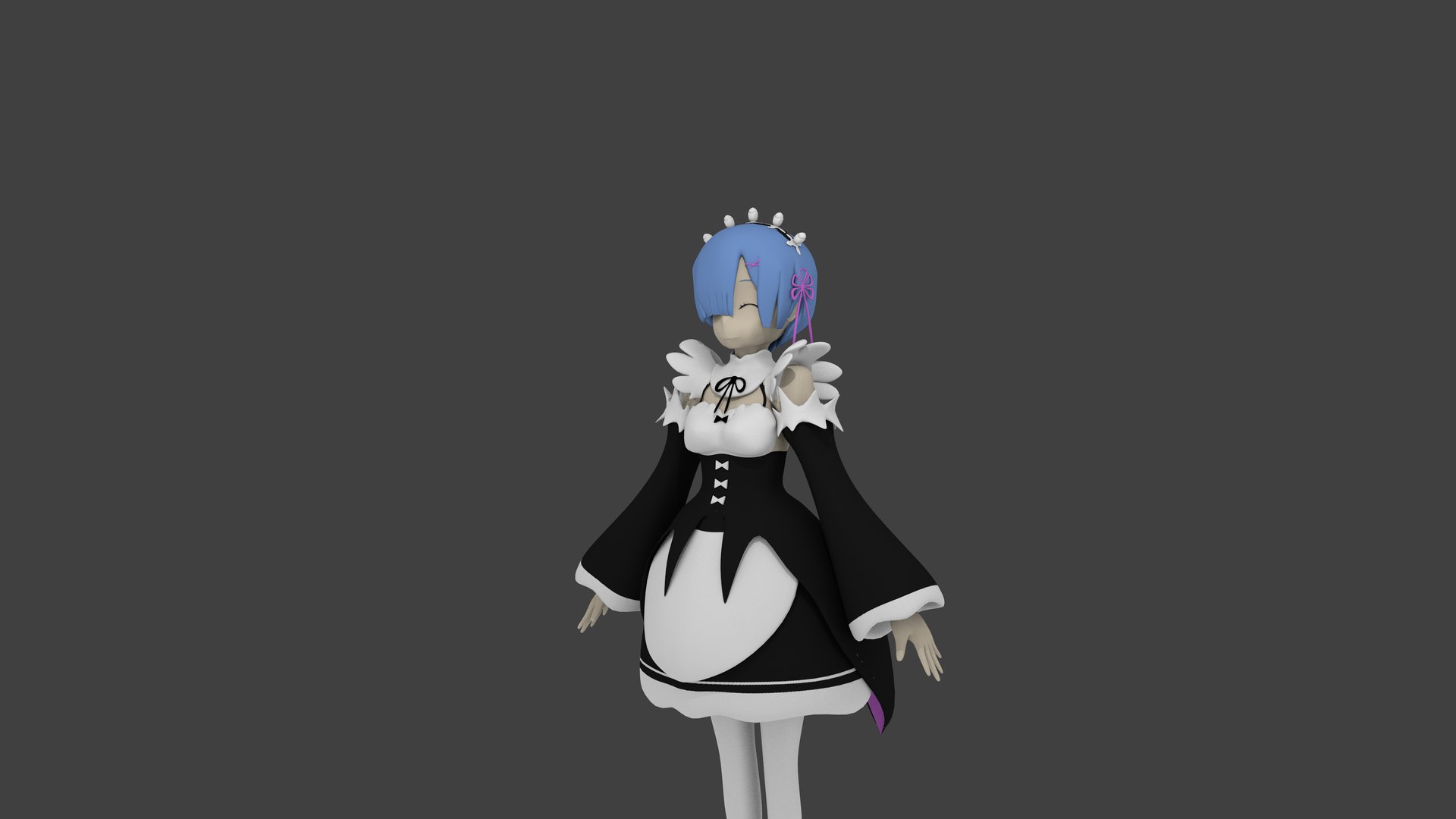 3D Rem Re:zero - TurboSquid 1192310