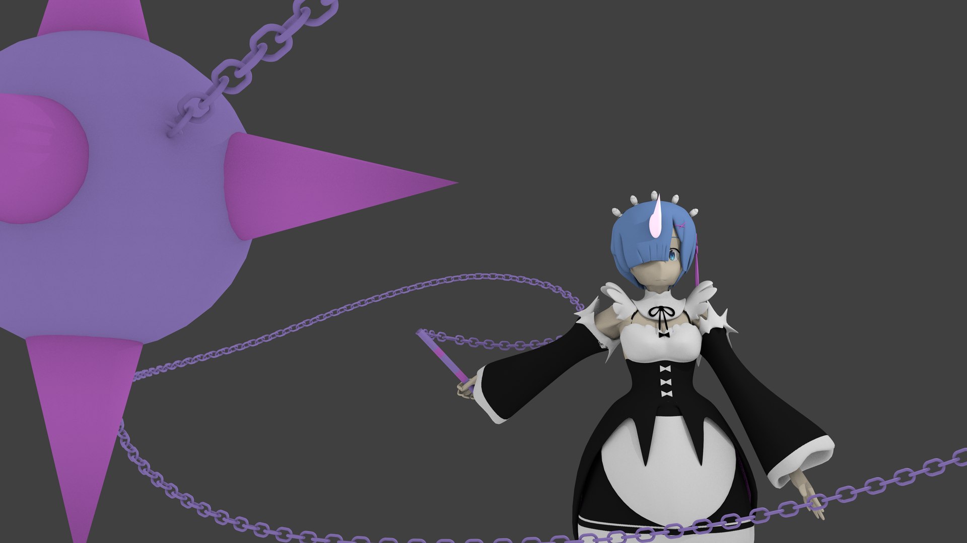 3D Rem Re:zero - TurboSquid 1192310