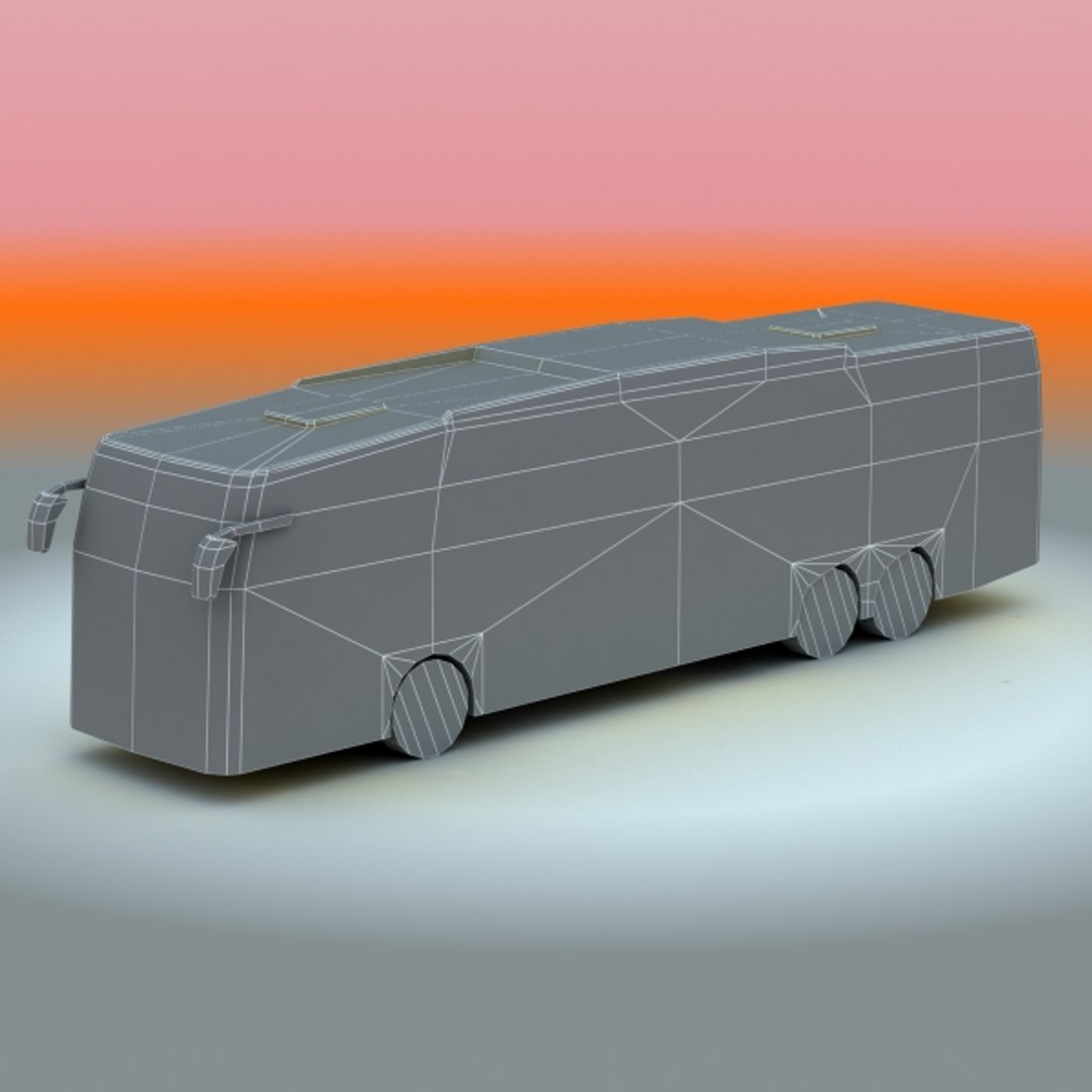 5 coach 3d model