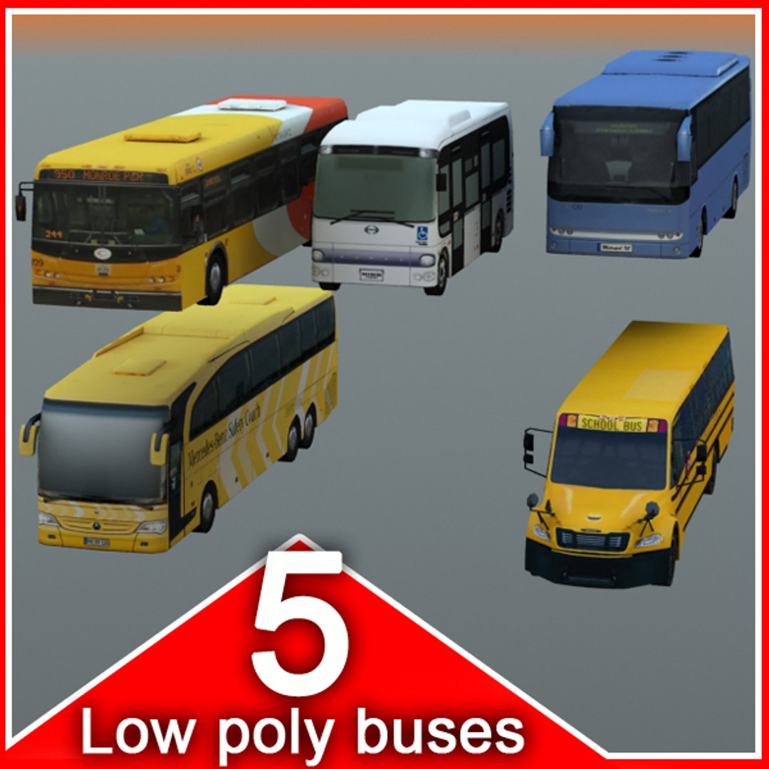 5 coach 3d model