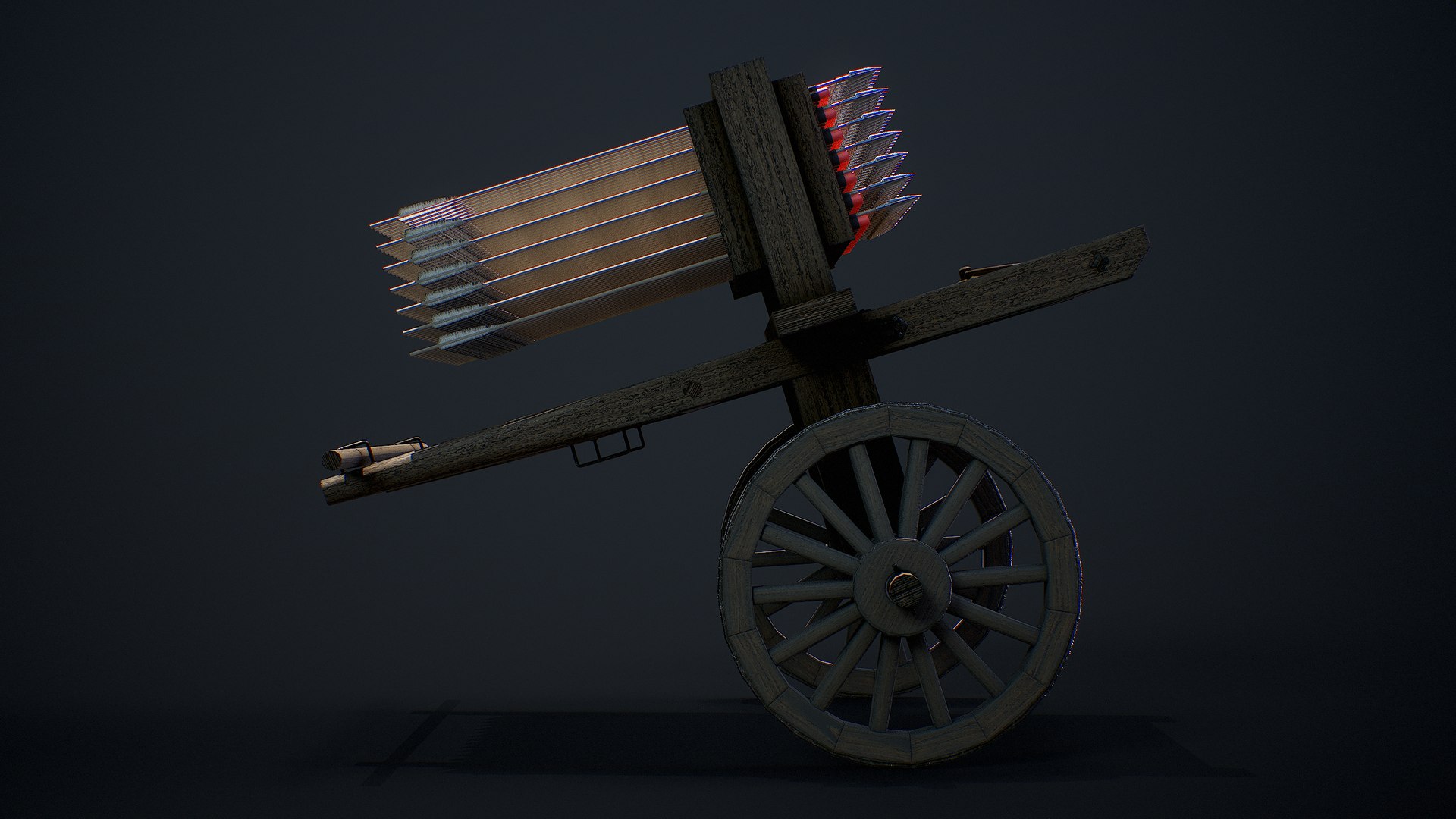 3D Model Hwacha PBR - TurboSquid 2010454