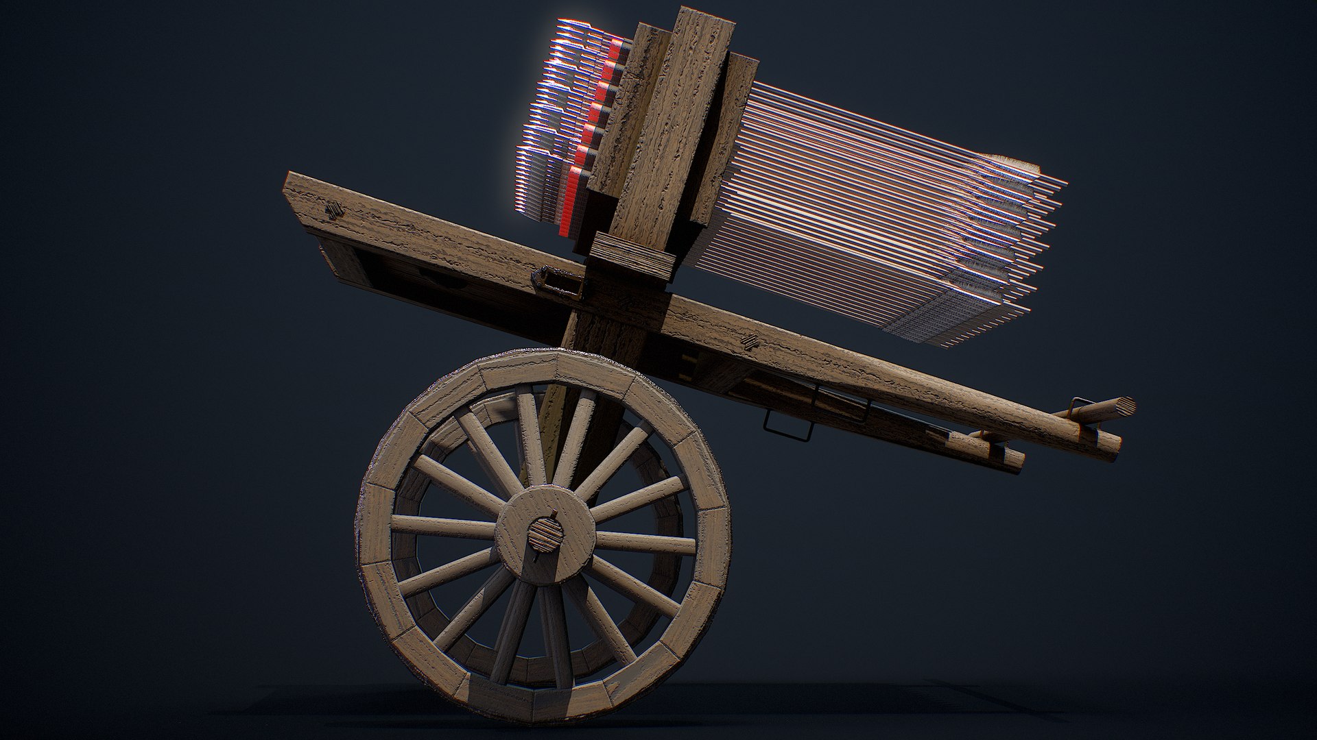 3D Model Hwacha PBR - TurboSquid 2010454