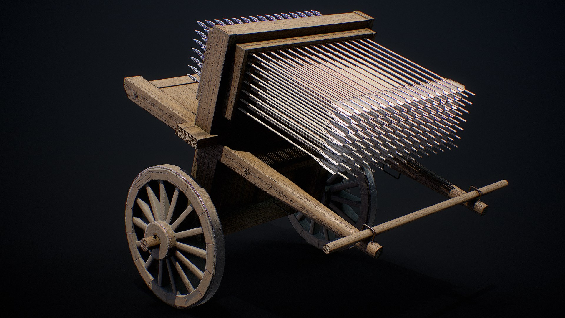 3D Model Hwacha PBR - TurboSquid 2010454