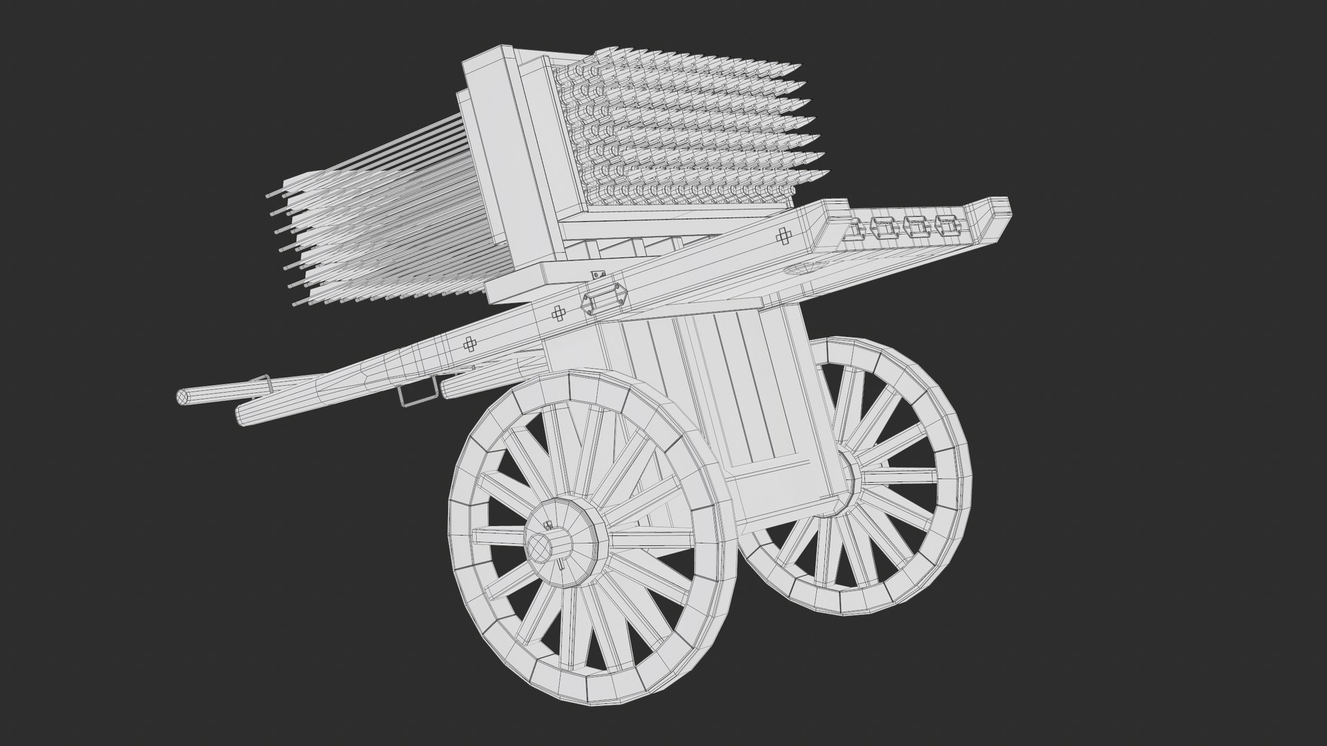 3D Model Hwacha PBR - TurboSquid 2010454