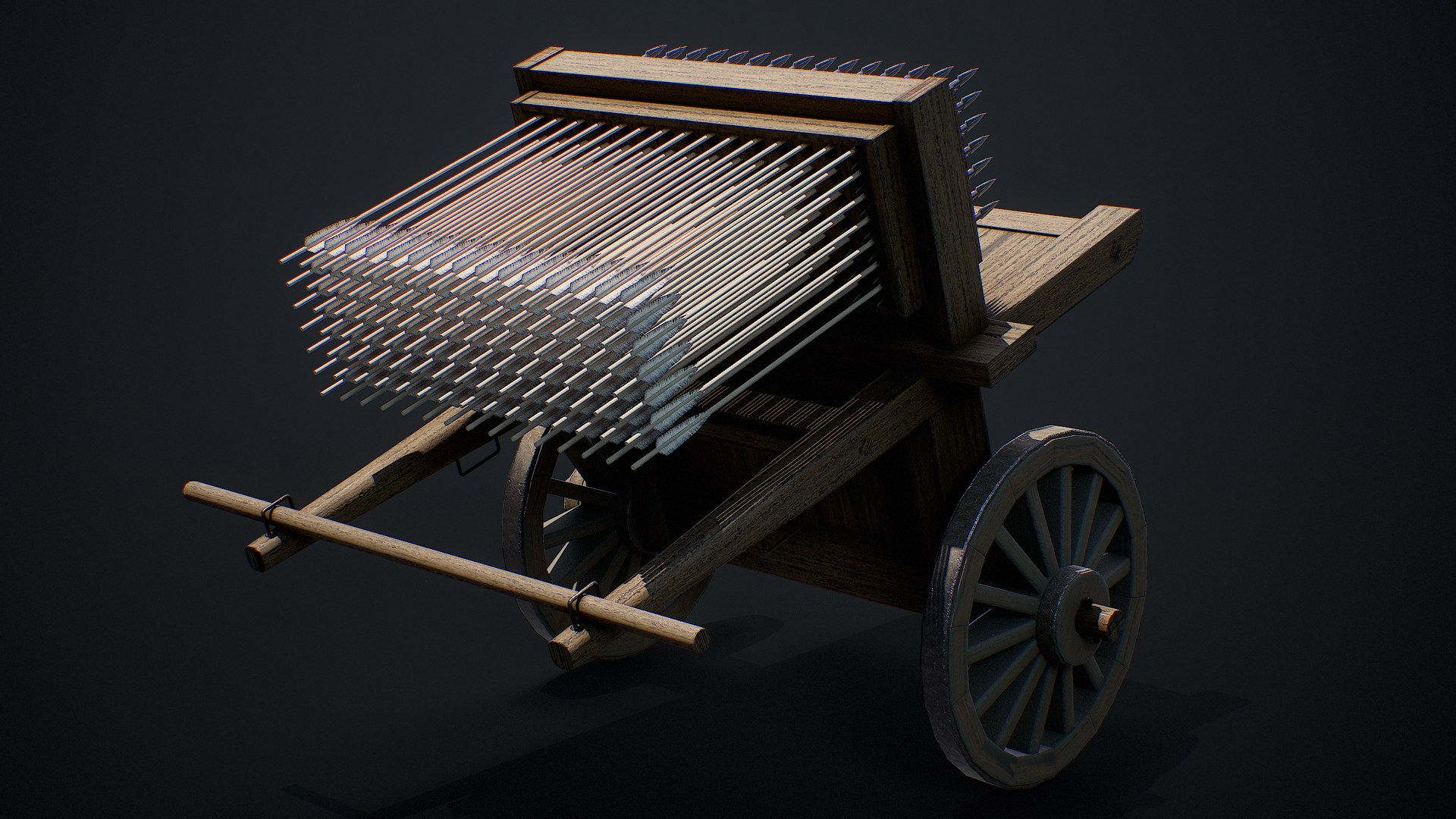 3D Model Hwacha PBR - TurboSquid 2010454