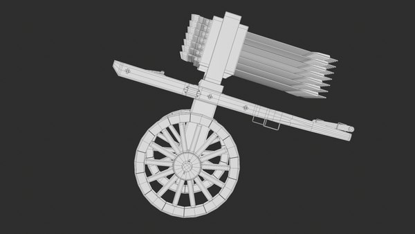 modelo 3d PBR de Hwacha - TurboSquid 2010454