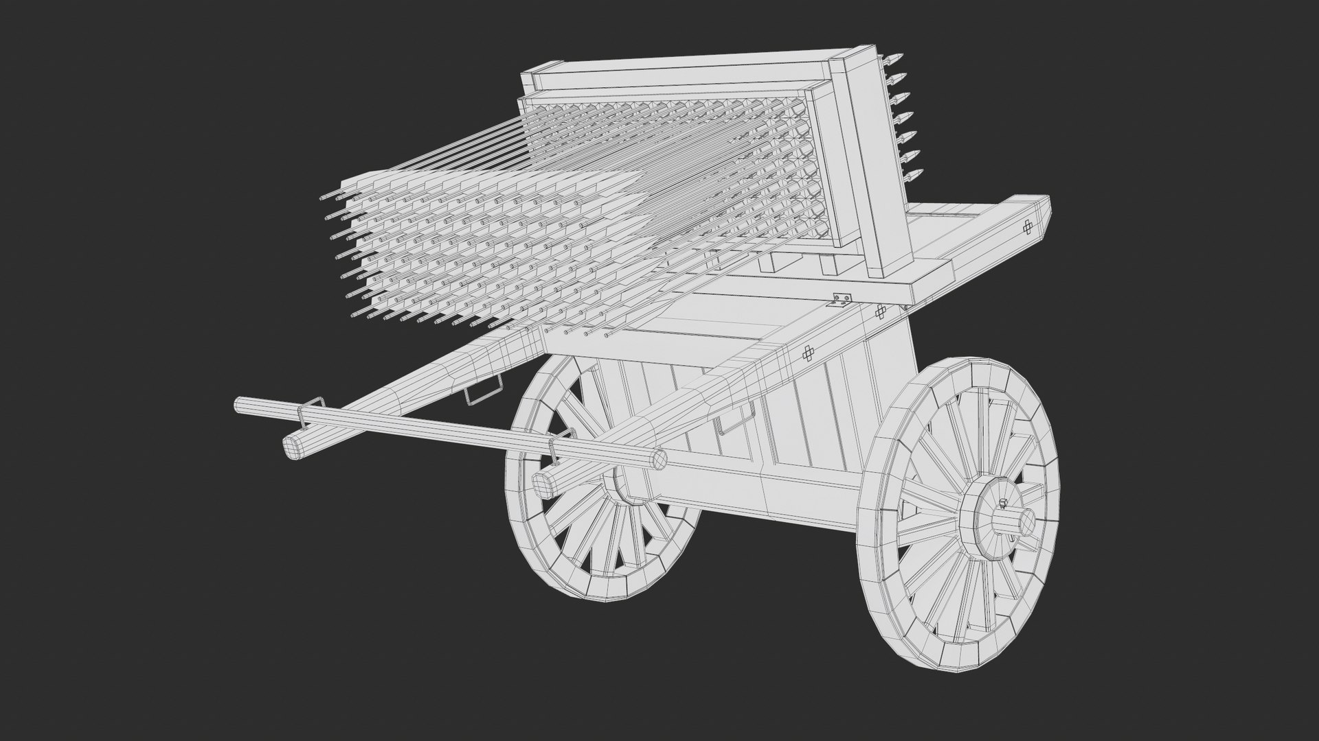 3D model Hwacha PBR - TurboSquid 2010454