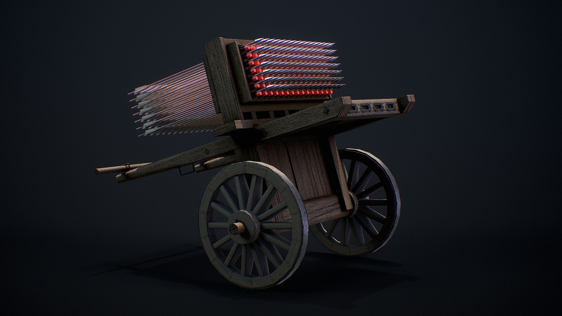 3D Model Hwacha PBR - TurboSquid 2010454