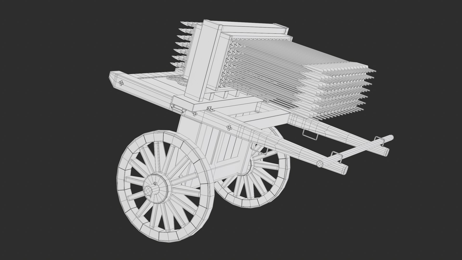 3D model Hwacha PBR - TurboSquid 2010454