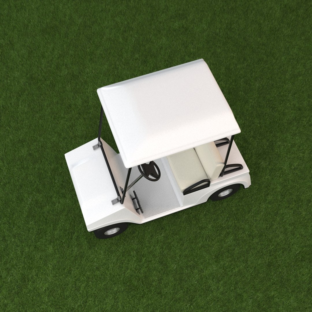 3d Golf Cart Golfcart Model