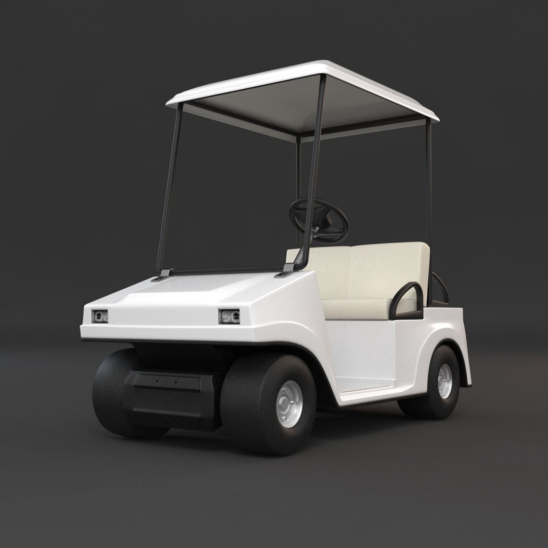 3d Golf Cart Golfcart Model