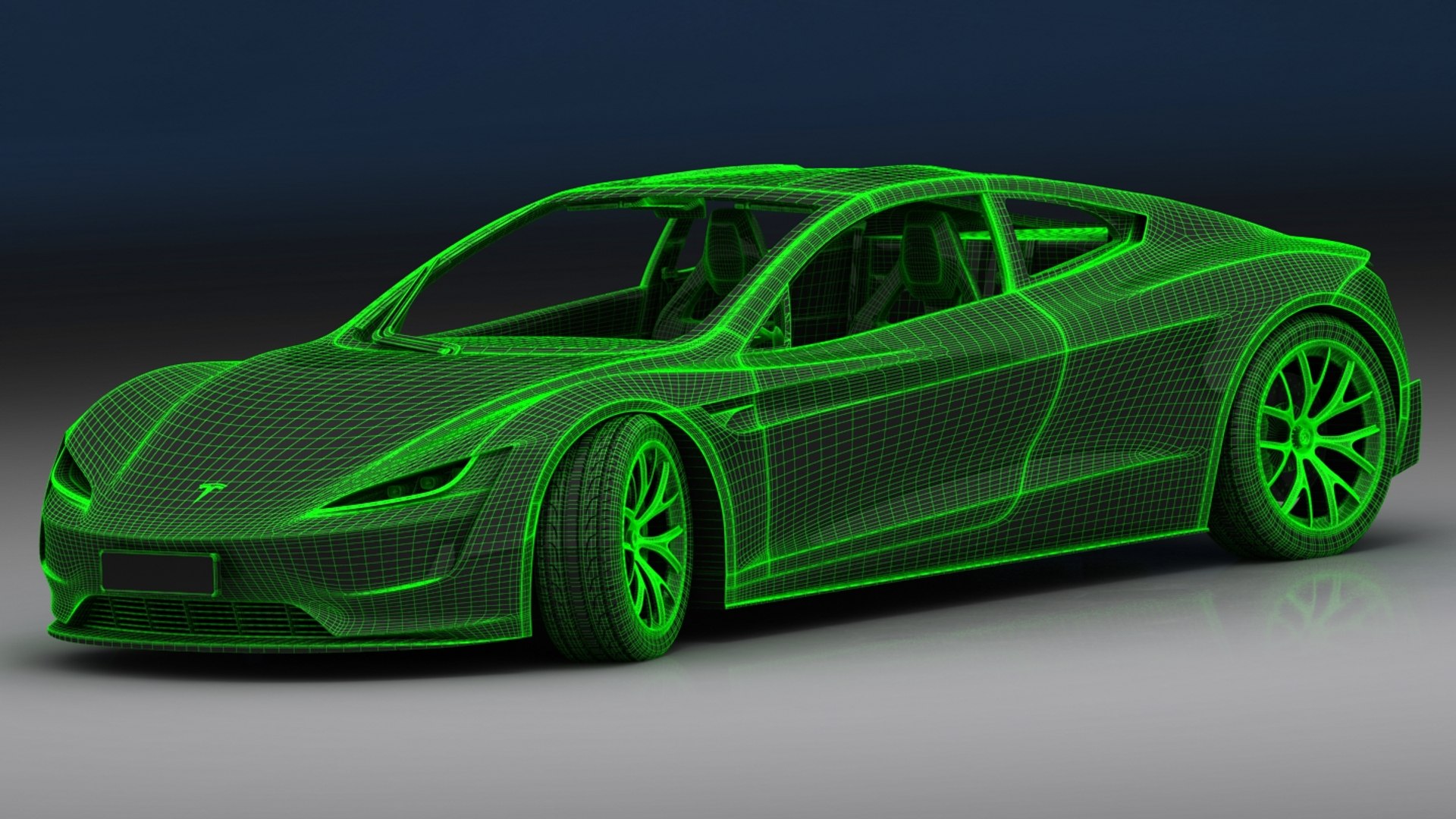 Tesla Roadster 2020 3D Model - TurboSquid 1377633