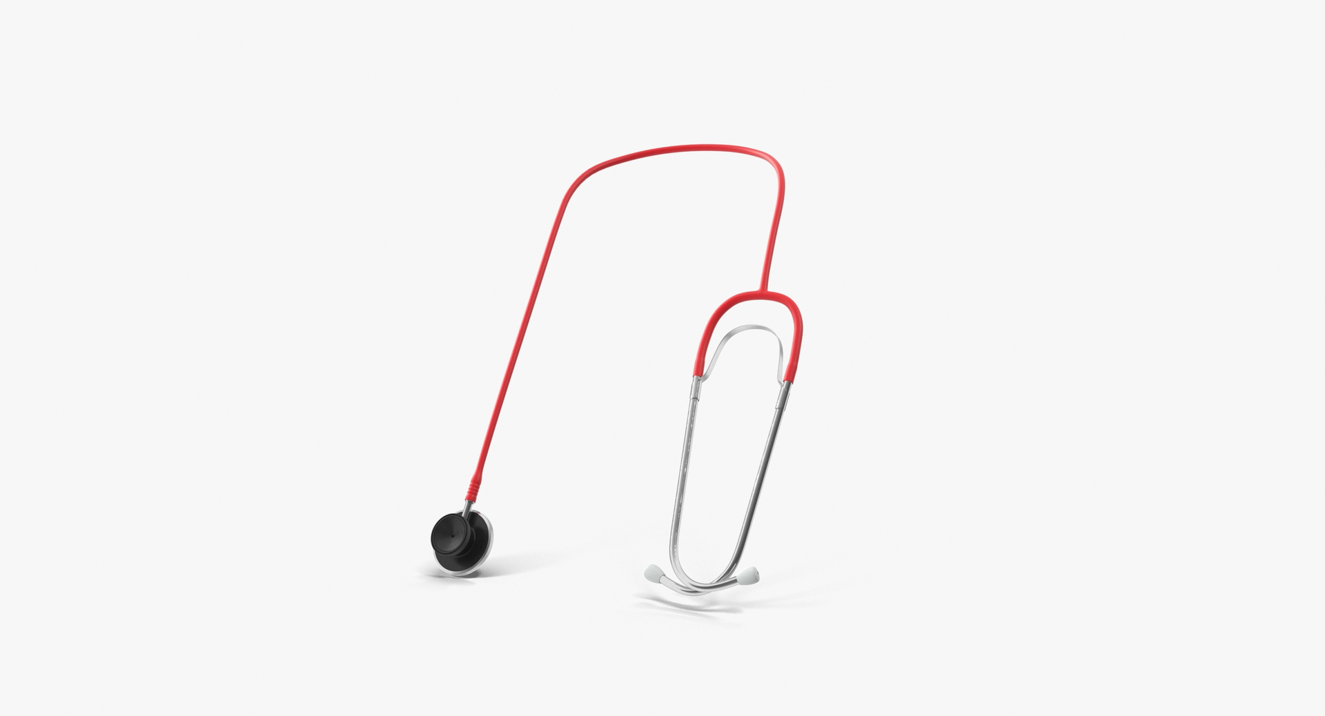 3D model stethoscope 2 red - TurboSquid 1418775